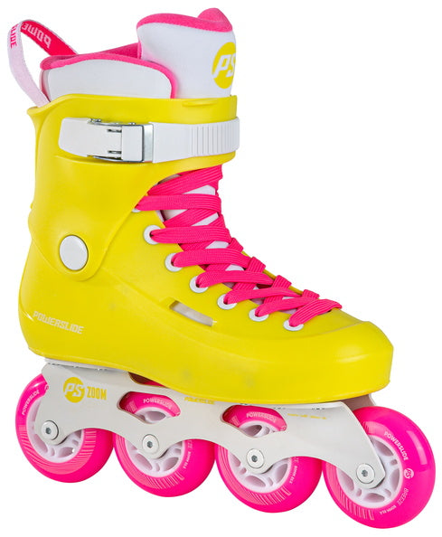 Powerslide Zoom Neon Yellow 80 Inline Skates| Go 4 Sports Distribution ...