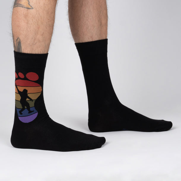 Sock it to Me "Squatch and Learn" Mens Crew Socks| Go 4 Sports ...