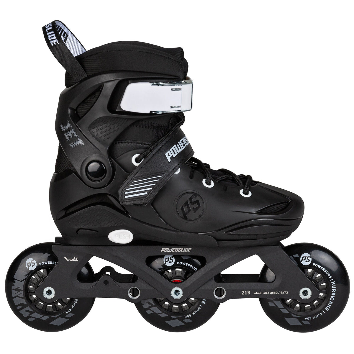 PS Jet Pro Black Adjustable Inline Skates| Go 4 Sports Distribution ...