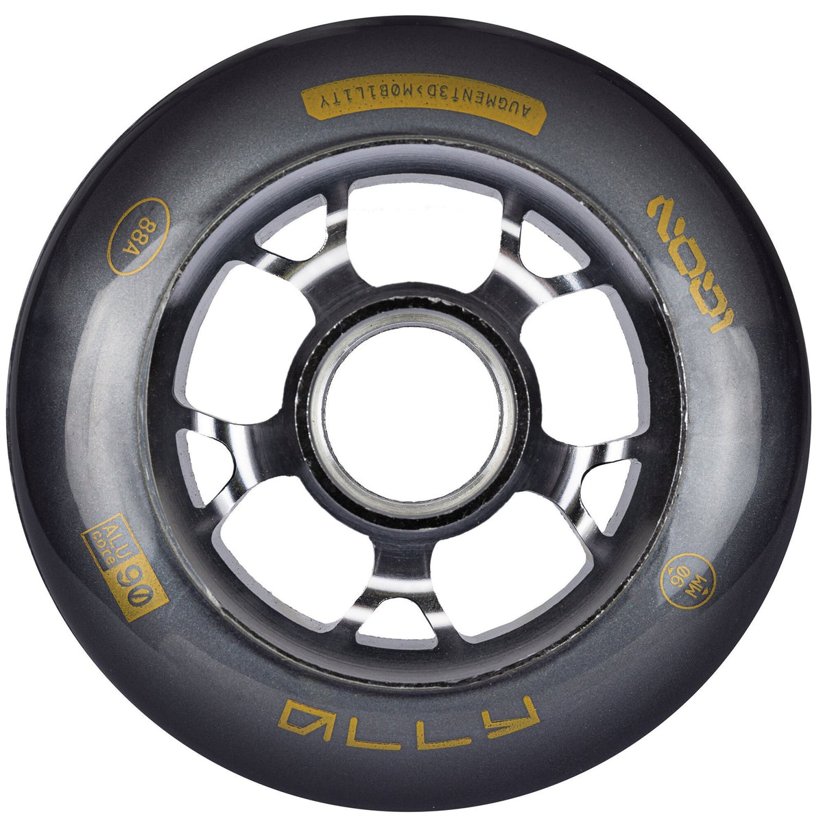 PS IQON Ally Inline Wheels Grey - 4pack| Go 4 Sports Distribution Australia