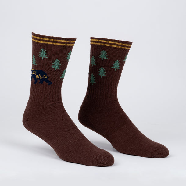 Sock it to Me "Go Wild" Ribbed Crew Athletic Socks| Go 4 Sports ...