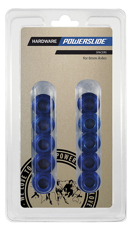Powerslide Floating Spacer 8mm 8 Pack| Go 4 Sports Distribution Australia