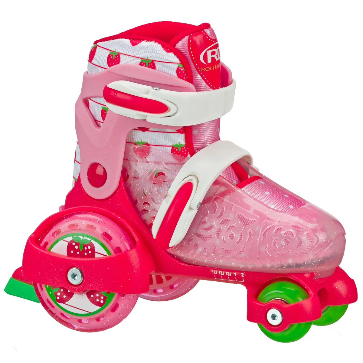 RDS Fun Roll Skate Girls Strawberry Adjustable Roller Skates| Go 4 ...