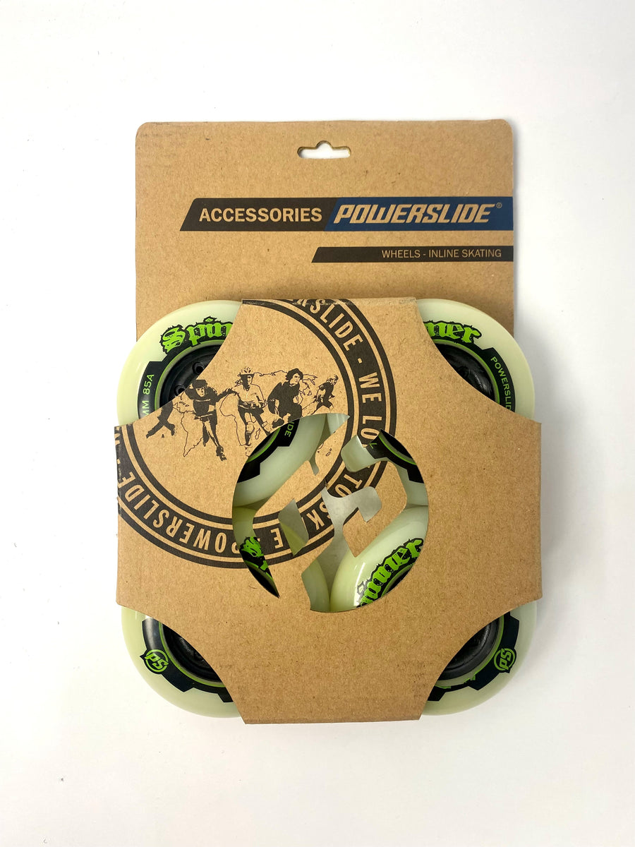 Powerslide Spinner Wheels 4 Pack (Slight discolouration from UV)| Go 4 ...