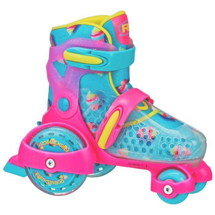 RDS Fun Roll Skate Girls Ice-cream Adjustable Roller Skates| Go 4 ...